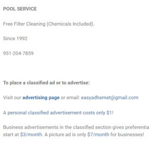 Easy-Ad Text Ad Information - Easy Ad - Local Small Business Resources